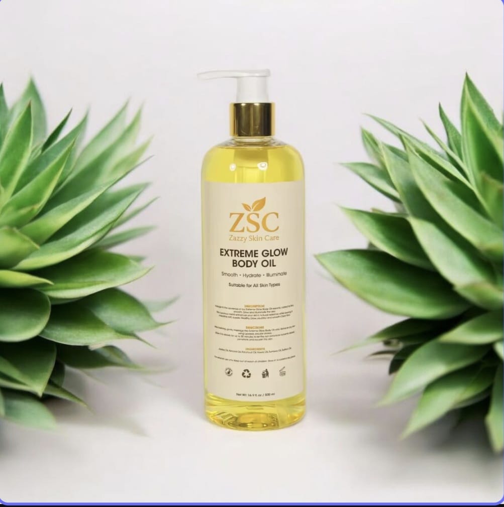 Extreme Glow Body Oil – Zazzy Skin Care